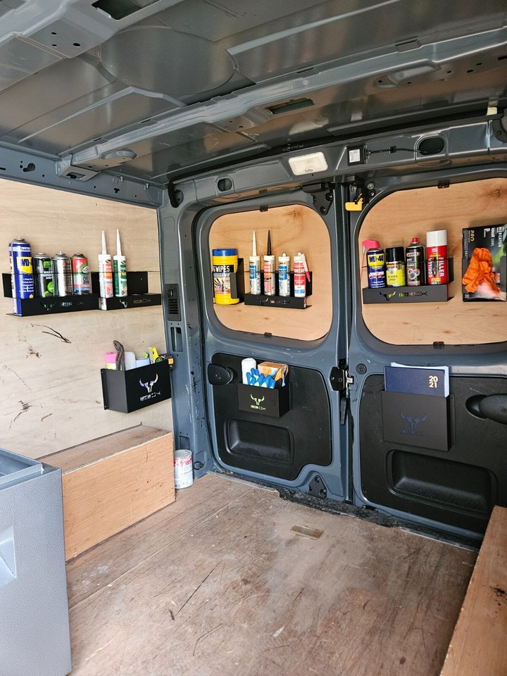 VAN RACKING STORAGE SOLUTION GLOVE, SILICONE, CAN BIG WIPE, WALL BOX ...