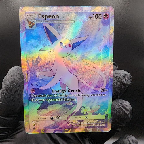Pokemon Espeon Pocket TCG Custom Made Fan Art Holo With Texture | eBay