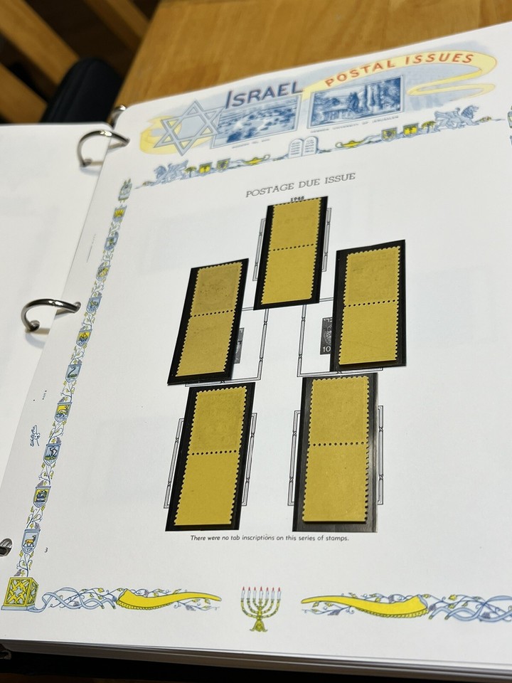 Israel Scott #J1-5 1948 1st Postage Dues Tab Set MNH!! | eBay