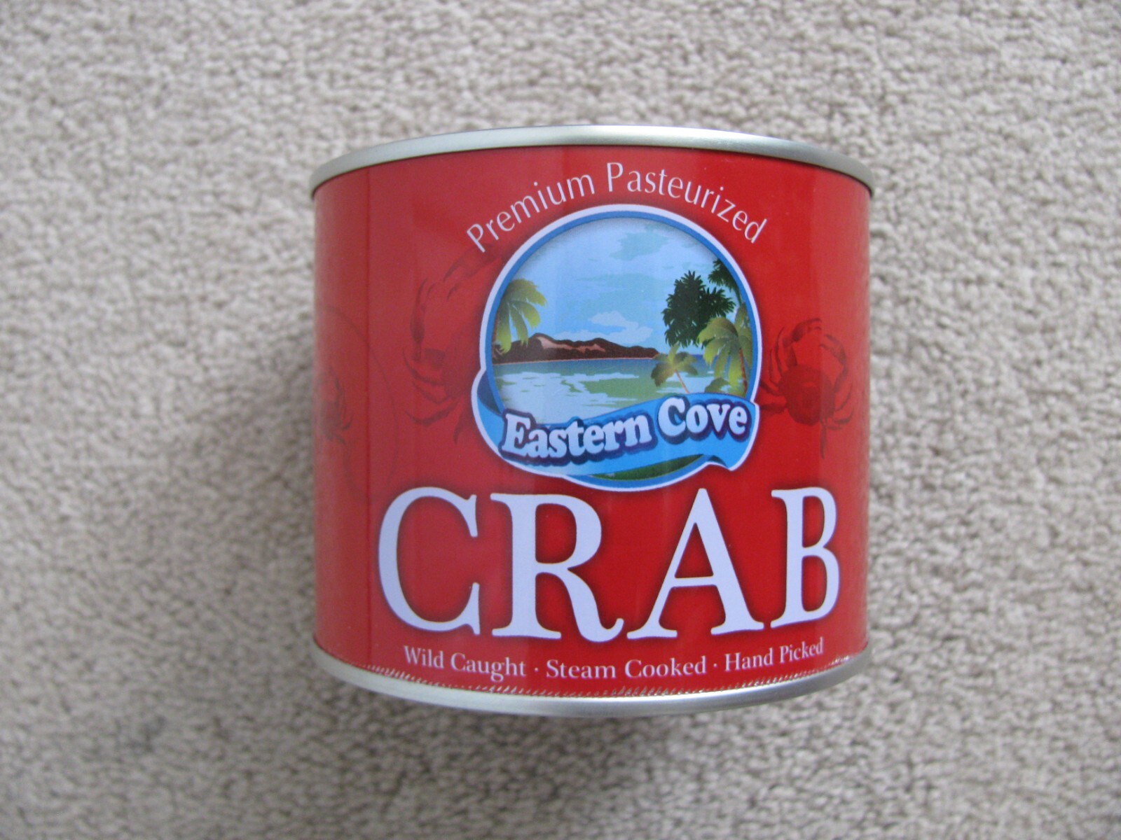 EASTERN COVE Brand CRAB MEAT EMPTY TIN CAN Marked LUMP THIS IS AN EMPTY ...