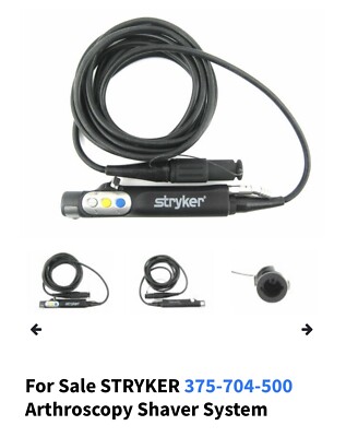 Stryker 375-704-500 Arthroscopy Formula Core Shaver Handpiece with ...