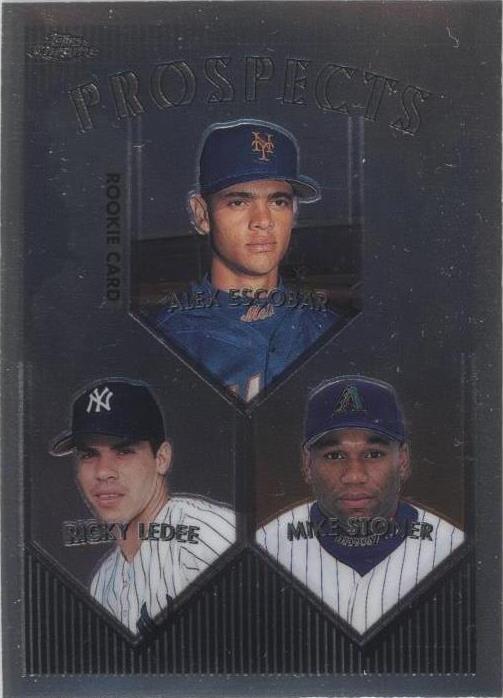 1999 Topps Chrome - Prospects Ricky Ledee, Alex Escobar, Mike Stoner ...