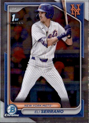 2024 BOWMAN DRAFT CHROME 1ST NEW YORK METS - ELI SERRANO #BDC-163 | eBay