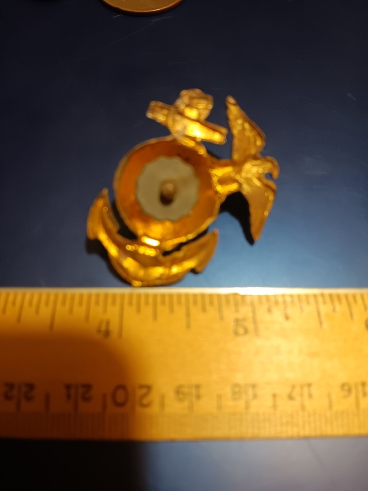 U.S. Marine Corps Vintage Brass EGA Eagle Globe and Anchor. (24-1070 ...