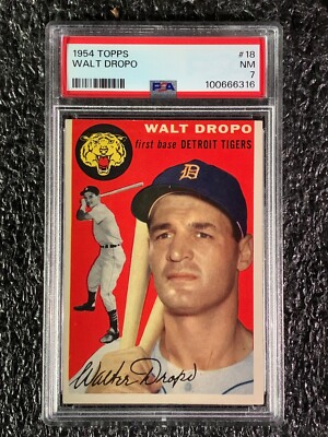1954 Topps Baseball #18 Walt Dropo PSA 7 | eBay