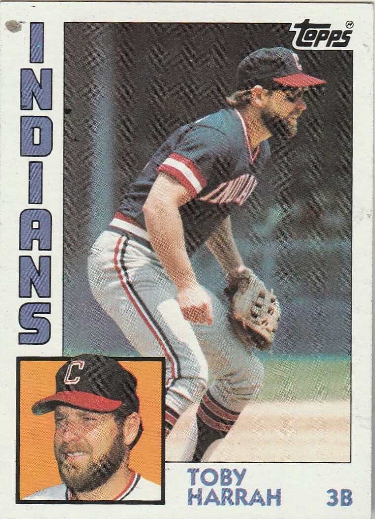 FREE SHIPPING-MINT-1984 Topps #348 Toby Harrah Indians PLUS BONUS CARDS ...