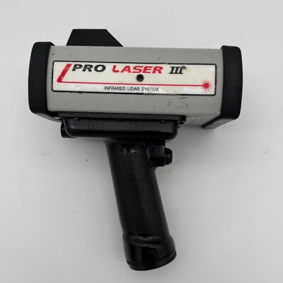 Kustom Signals Pro Laser III Lidar Handheld Band Police Radar Speed Gun ...