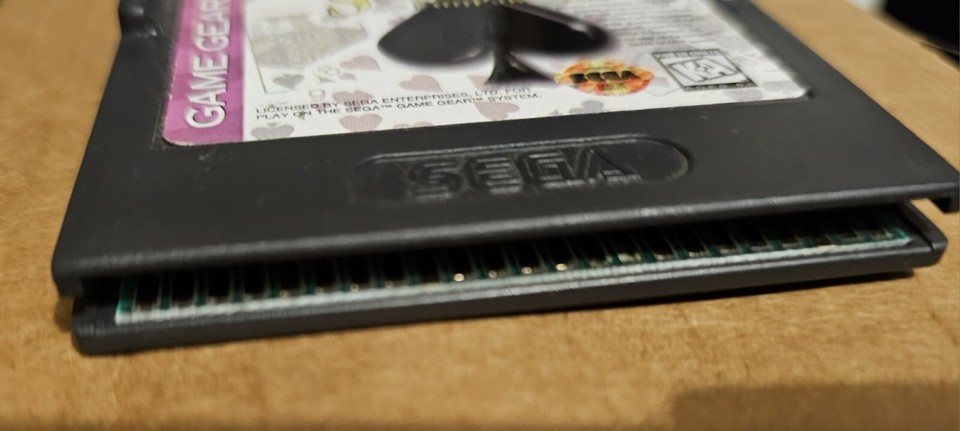 Solitaire FunPak Sega Game Gear game 1994 Tested Authentic Retro Video ...