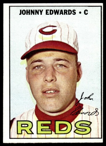 1967 Topps Johnny Edwards Cincinnati Reds #202 Y | eBay