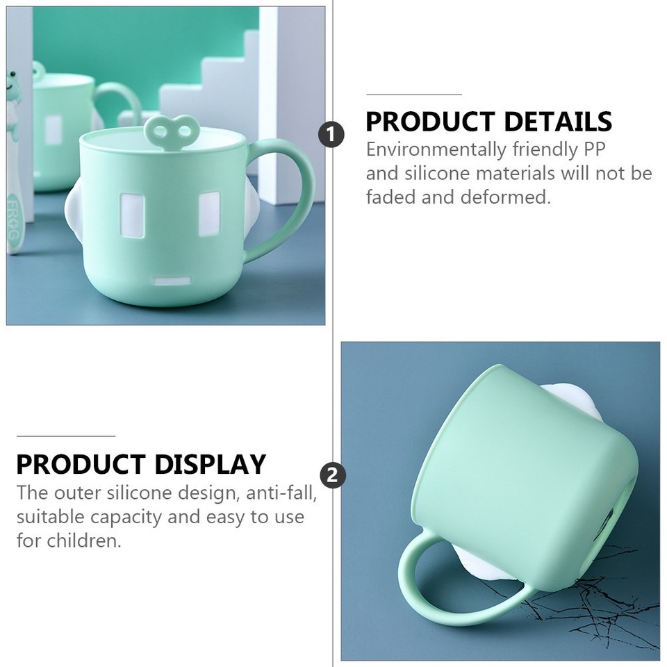 2pcs Children Mouthwash Cups Cartoon Toothbrush Cups Double-layer Anti ...