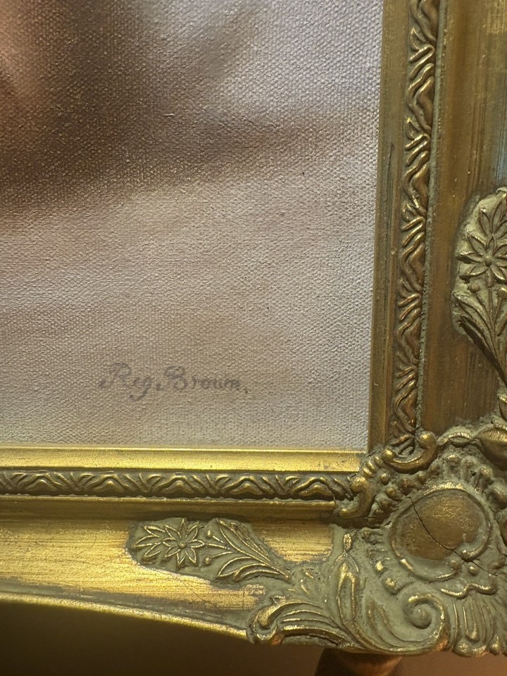 Lovely Original sleeping young girl Oil Painting by Reg Brown | eBay UK