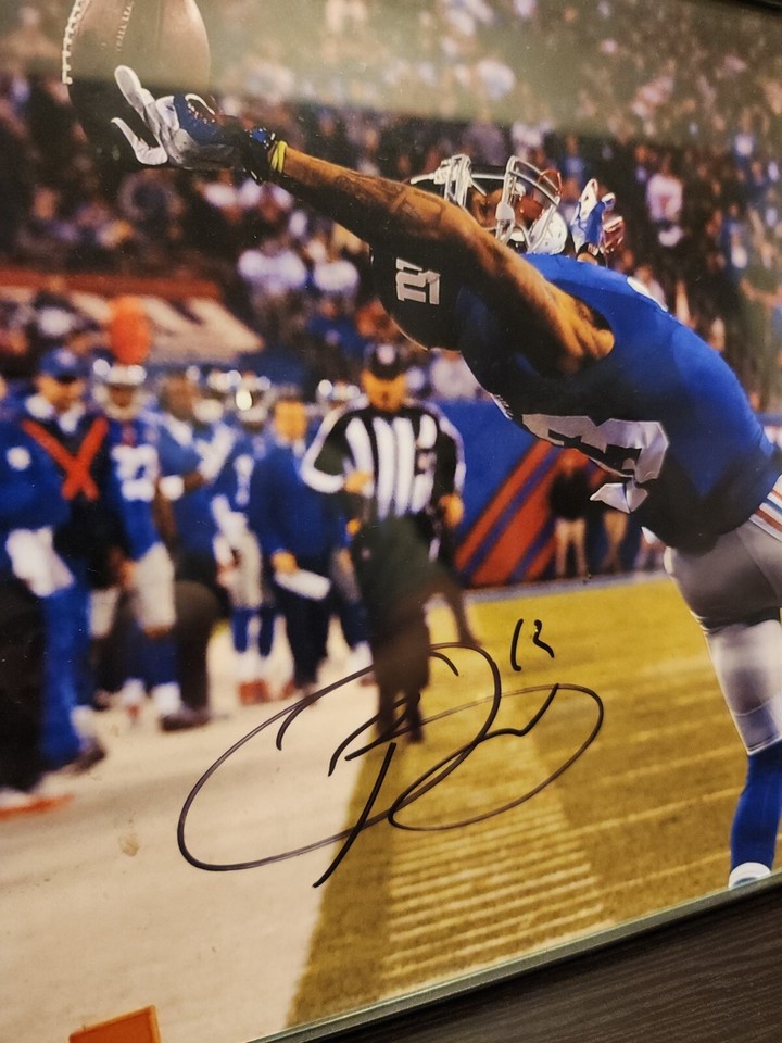 Odell Beckham Jr. One Hand "The Catch" 8x10 Autographed Photo! NY ...