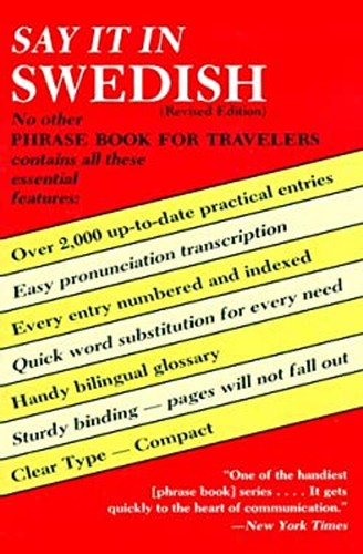 Say It in Swedish Paperback Norris, Kerstin Dover Staff | eBay
