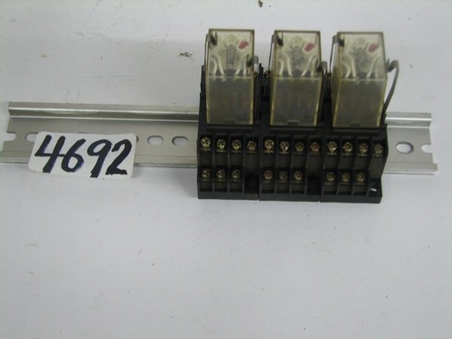 Omron Relays - My4N - Din Mounted - Max. 5A250V - 100/110 Vac - 1521Yt ...