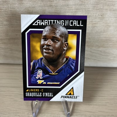 2013-14 Panini Pinnacle Awaiting the Call Shaquille O'Neal #5 HOF LA Lakers | eBay