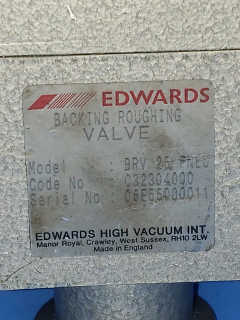 BOC Edwards Backing Roughing Pump Valve Model Bvr-25p for sale online ...
