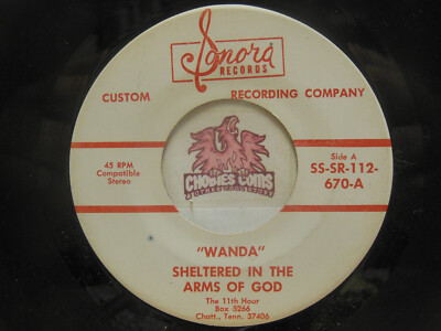 Rare! Wanda - Sheltered In The Arms Of God / Amazing Love, 45 RPM VG+ ...