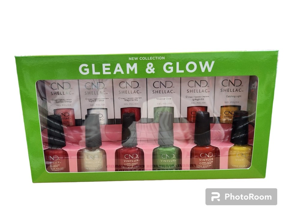 CND SHELLAC & VINYLUX Gleam & Glow Prepack Summer Collection 2024 12 pcs | eBay