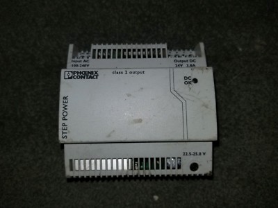 PHOENIX STEP-PS/1AC/24DC/3.8 POWER SUPPLY B49 | eBay
