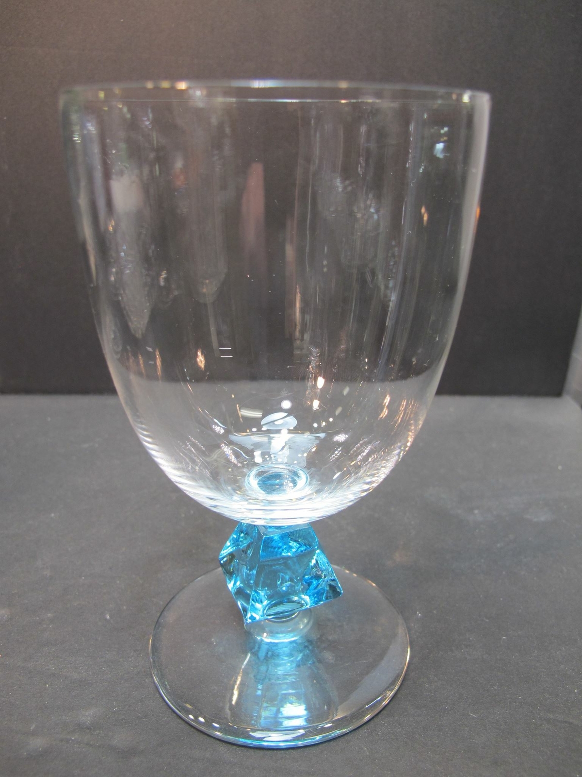 Bryce Aquarius goblet blueCrystal | eBay