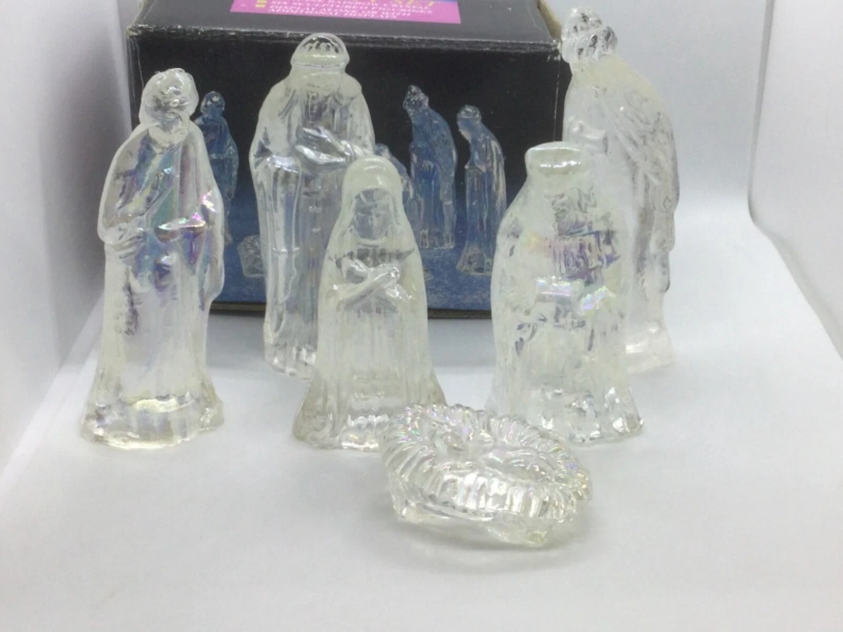 Rainbow Crystal Nativity Sets