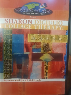SHARON DIGIULIO COLLAGE THERAPY DVD ART TECHNIQUES WORKSHOP DECORATIVE ...