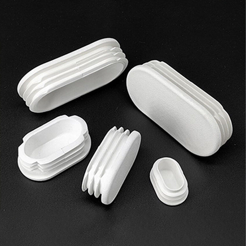Oblong Oval Plastic End Caps Blanking Plugs Tube Box Section Inserts ...