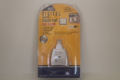 Digital Concepts CR-10 Digital Camera Compact Flash Memory Card Reader ...