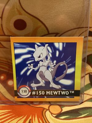 Vintage 1999 Series 1 Collectible Artbox Pokémon Sticker #150 Mew Two ...