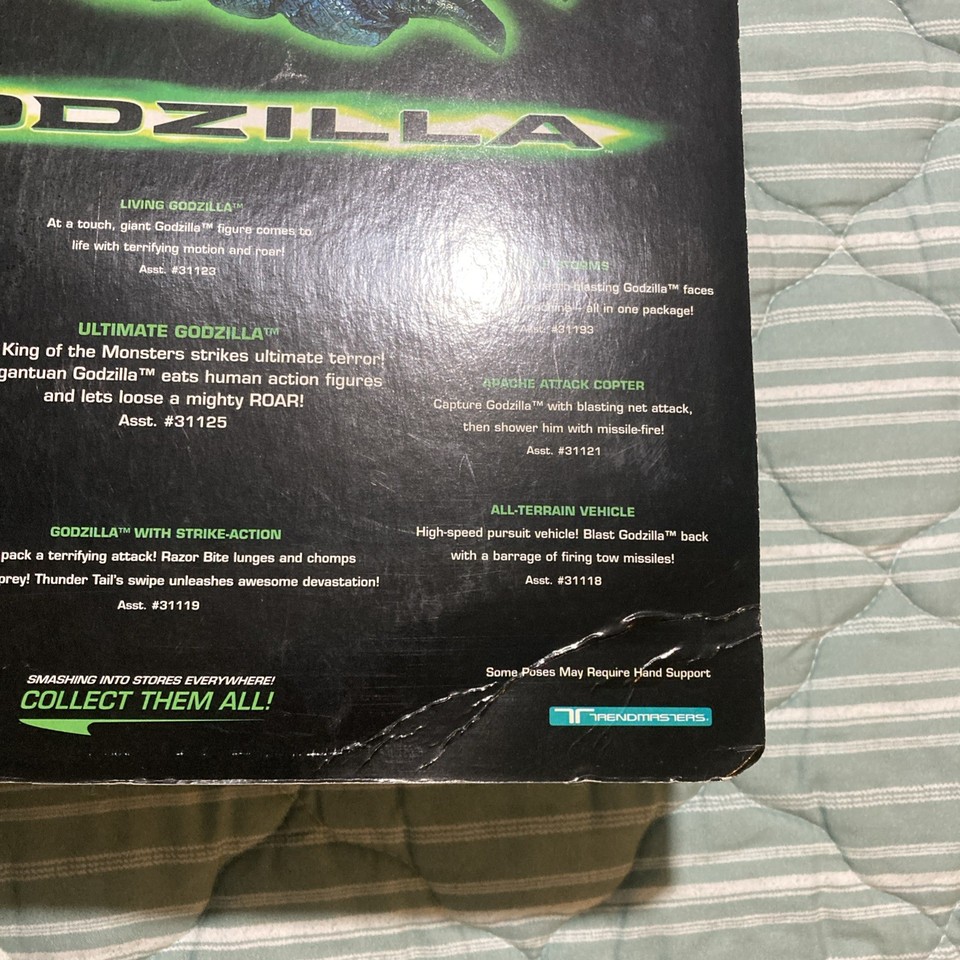 Godzilla nuclear strike zilla 98 trendmaster kaiju toy monster toho ...