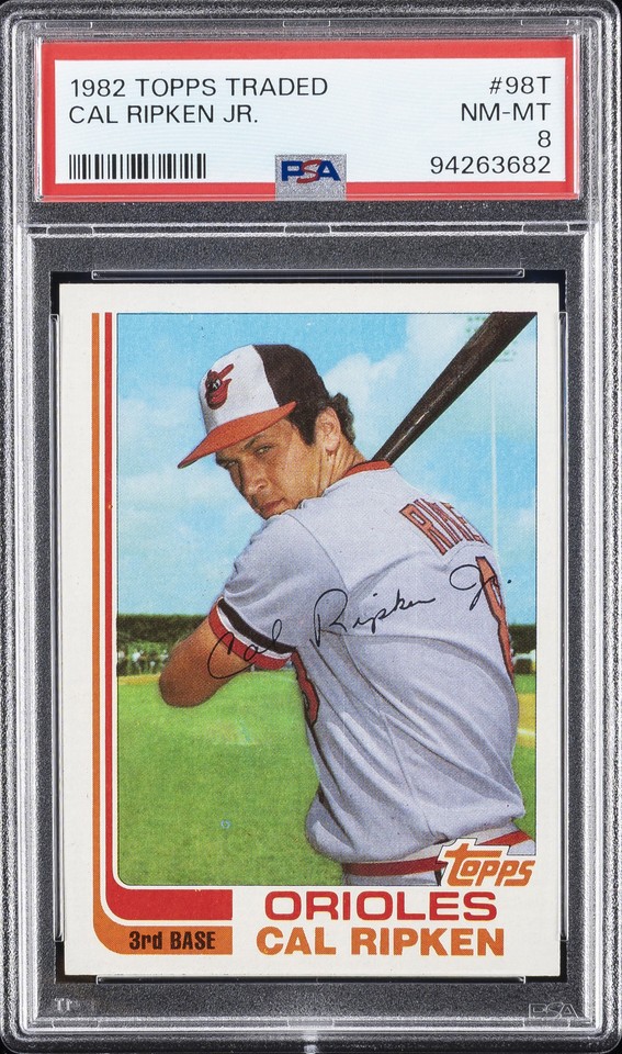 1982 TOPPS TRADED #98T CAL RIPKEN JR. ROOKIE RC PSA 8 | eBay