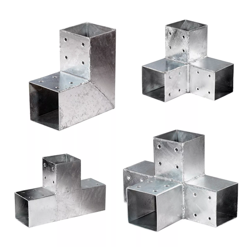 Steckverbinder für Holzpfosten Pfostenverbinder Pfostenecke ...