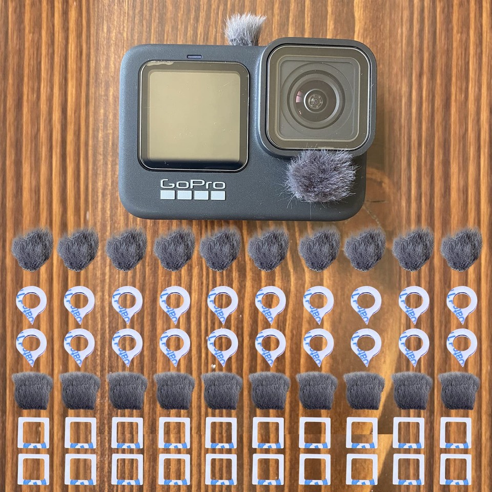 Mic Wind Muff For Go Hero 9 10 Dead Cat Windscreen Microphone Cover For ...