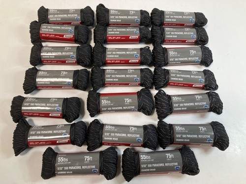 Visiflect Diamond Braid 550 Paracord Bundle - 20 Rolls | eBay