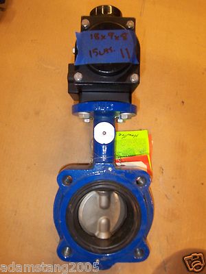 3" keystone / tyco morin butterfly valve imf efector positioner ...