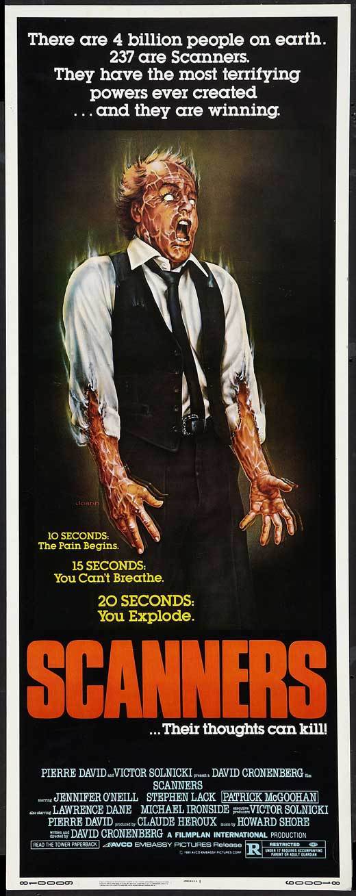 Scanners Movie Poster