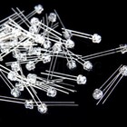 5mm Bright LED White Emitting Light Lamp 2pin-50pcs P3391B YL | eBay