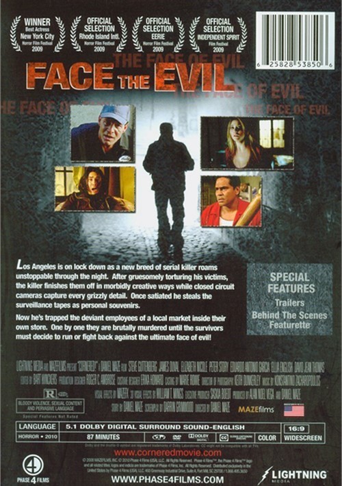 Cornered (DVD, 2010) New, James Duval, Steve Guttenberg, Ellia English ...