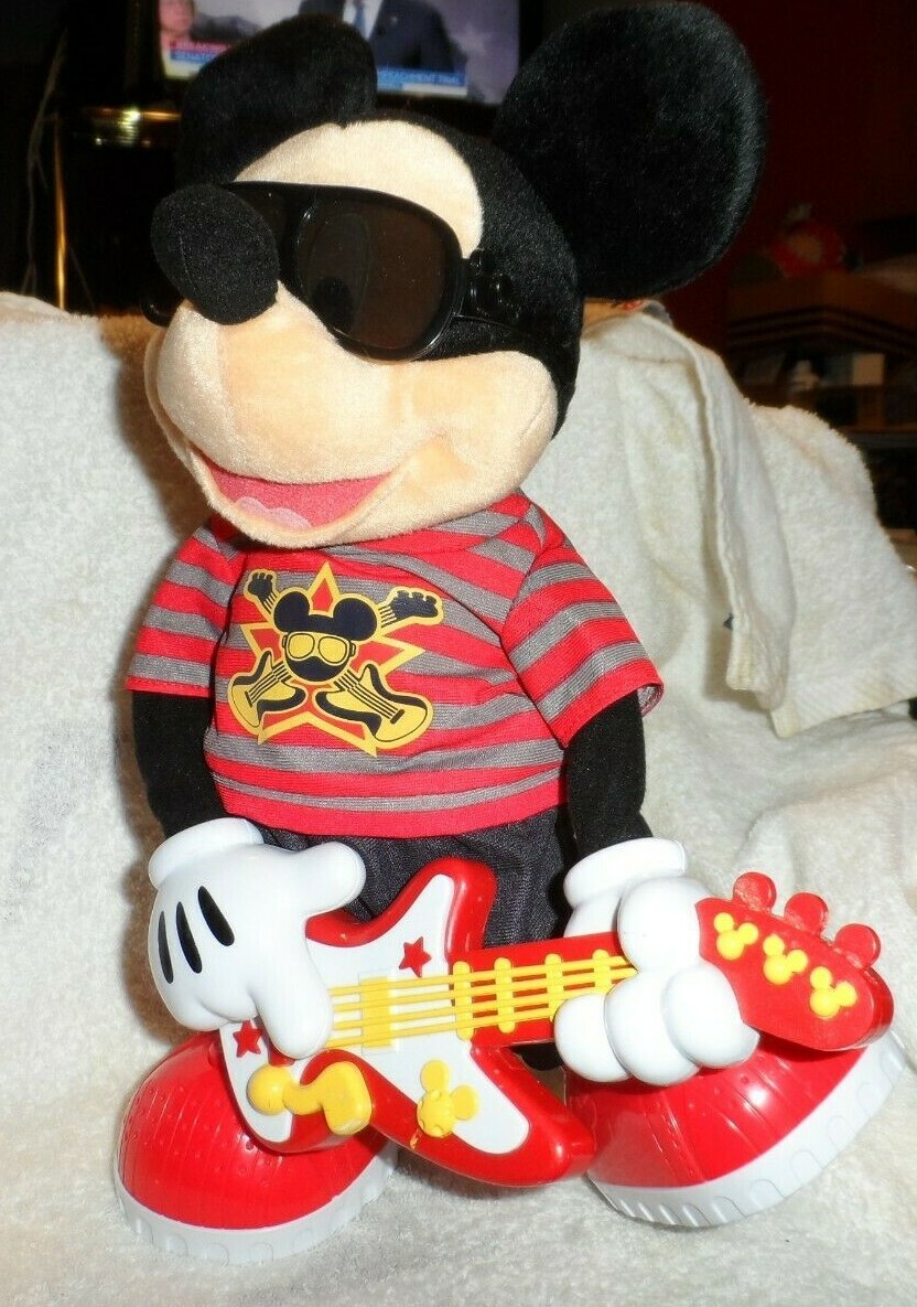 Disney Rock Star Mickey Mouse Fisher Price 2010 Animated Dancing ...