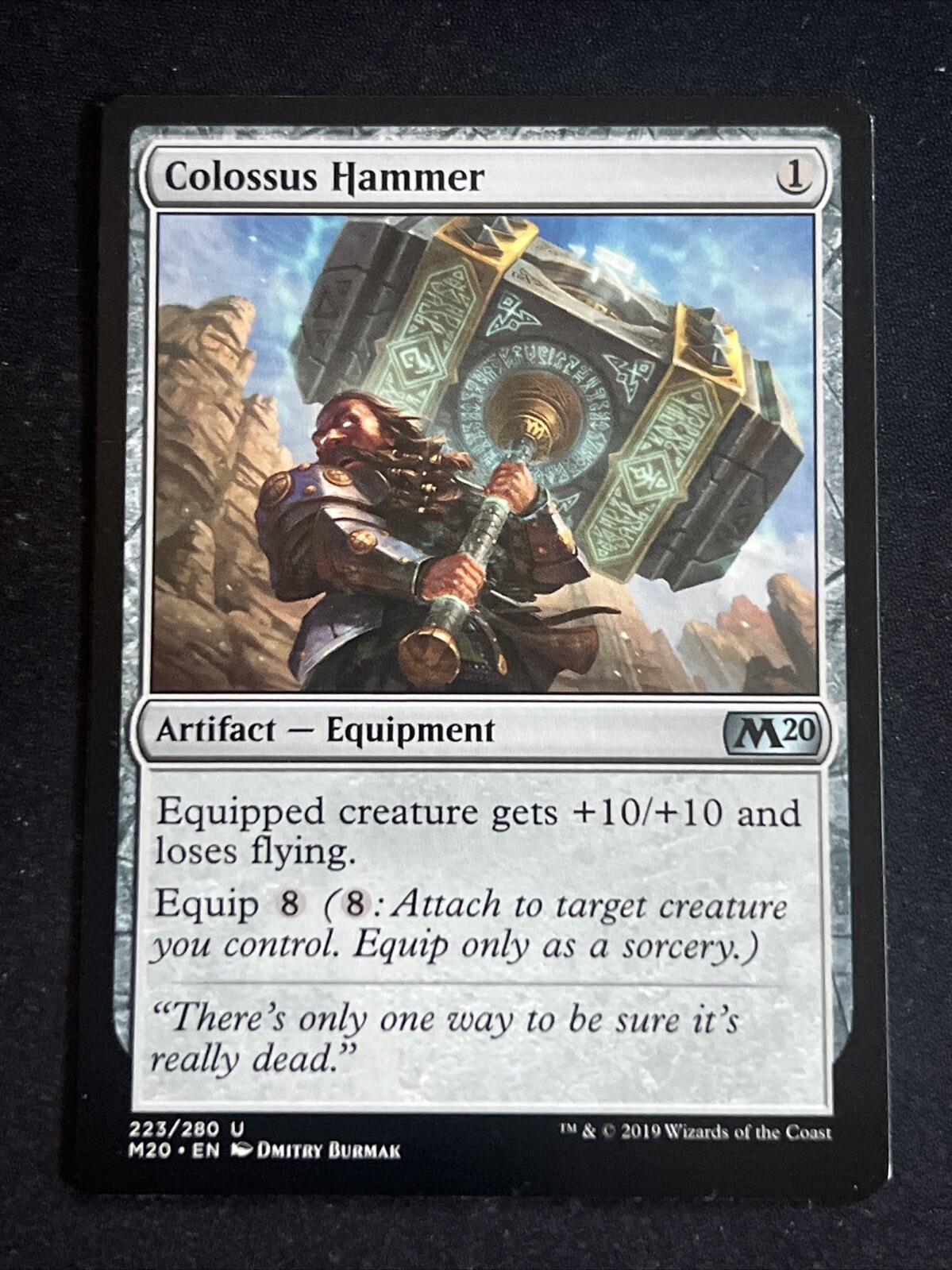 1x Colossus Hammer (223) Core set 2020 M20 NM MTG Magic the Gathering ...