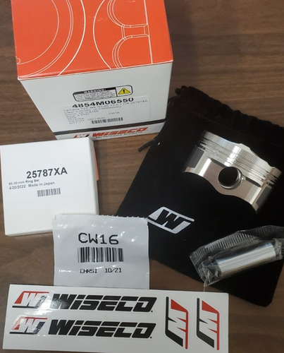 WISECO 4854M06550 600cc FORGED STD BORE PISTON RINGS YZF-R6 YZF r6 600 ...