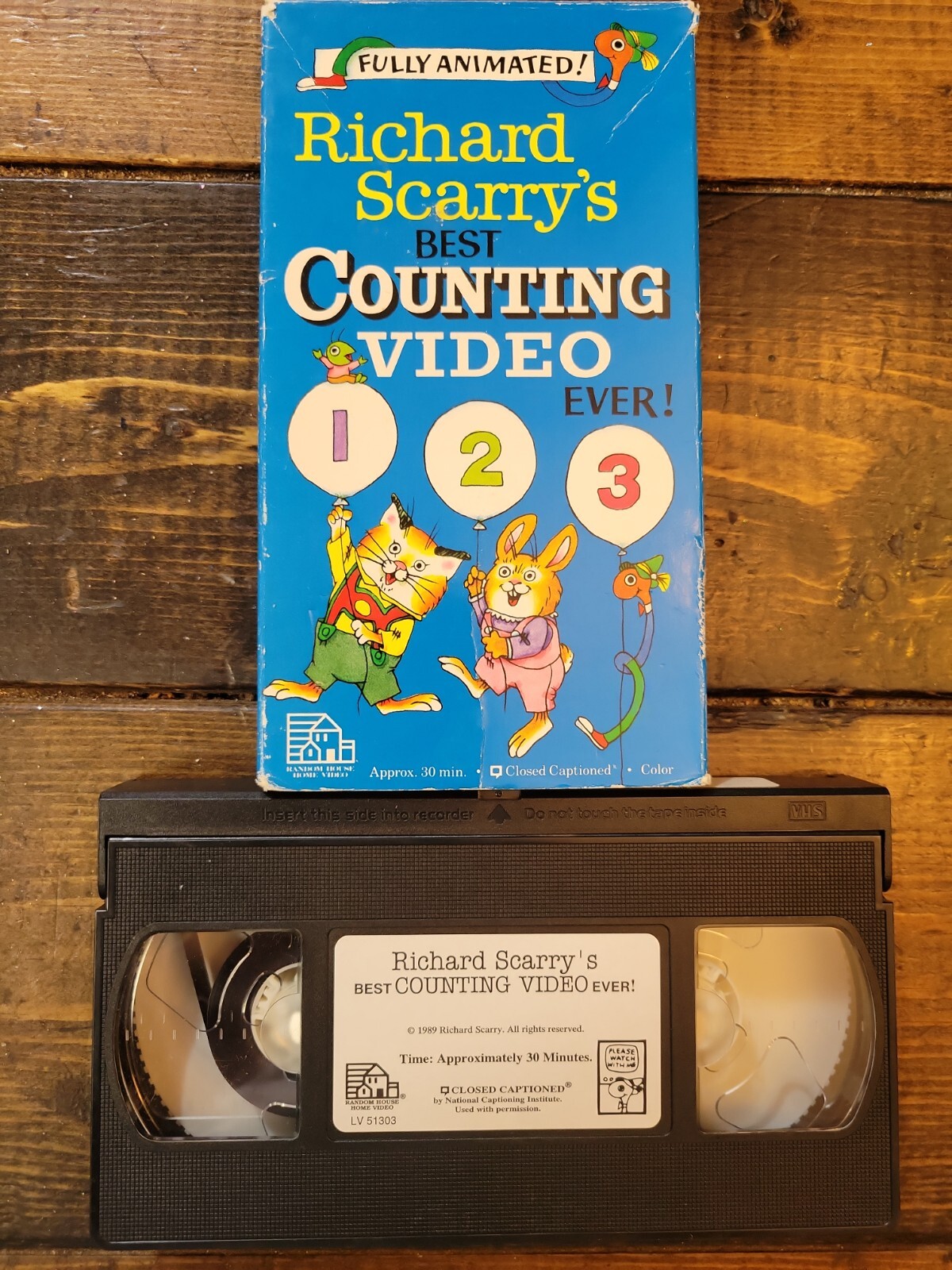 Richard Scarrys Best Counting Video Ever (VHS, 1989) 74645130330| eBay