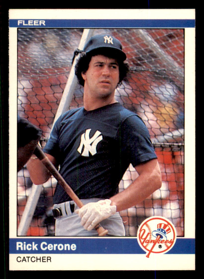 1984 Fleer #121 Rick Cerone New York Yankees | eBay