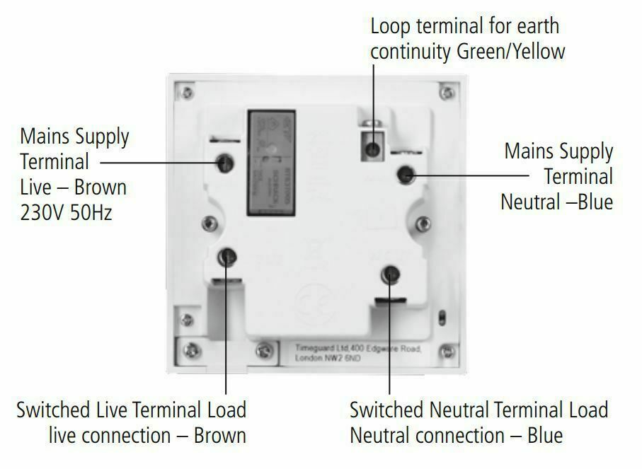 Timeguard Wi-Fi Controlled Fused Spur Timeswitch Wall Socket Timer ...