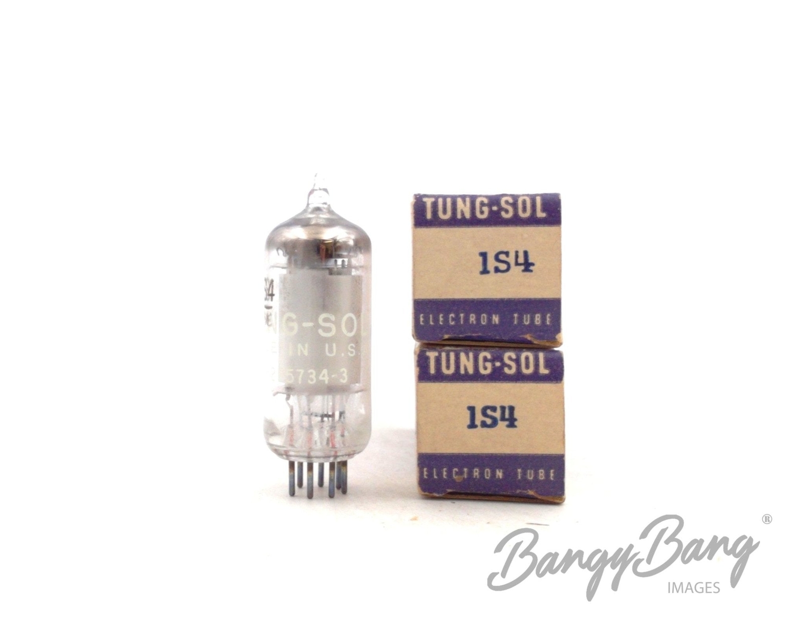 2 Vintage Tung-Sol 1S4/DL91 Dry Battery Audio Output Pentode Audio ...