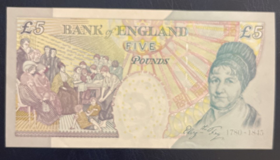 Bank of England £5 Five Pound, Signed Chris Salmon Unc Banknote | eBay UK