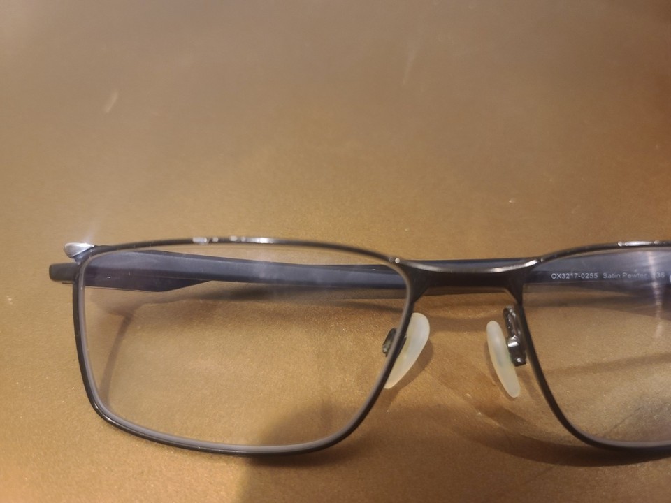 Oakley Socket 5.0 Satin Pewter Eyeglasses Frame OX3217-0255 55 o 17 136 ...