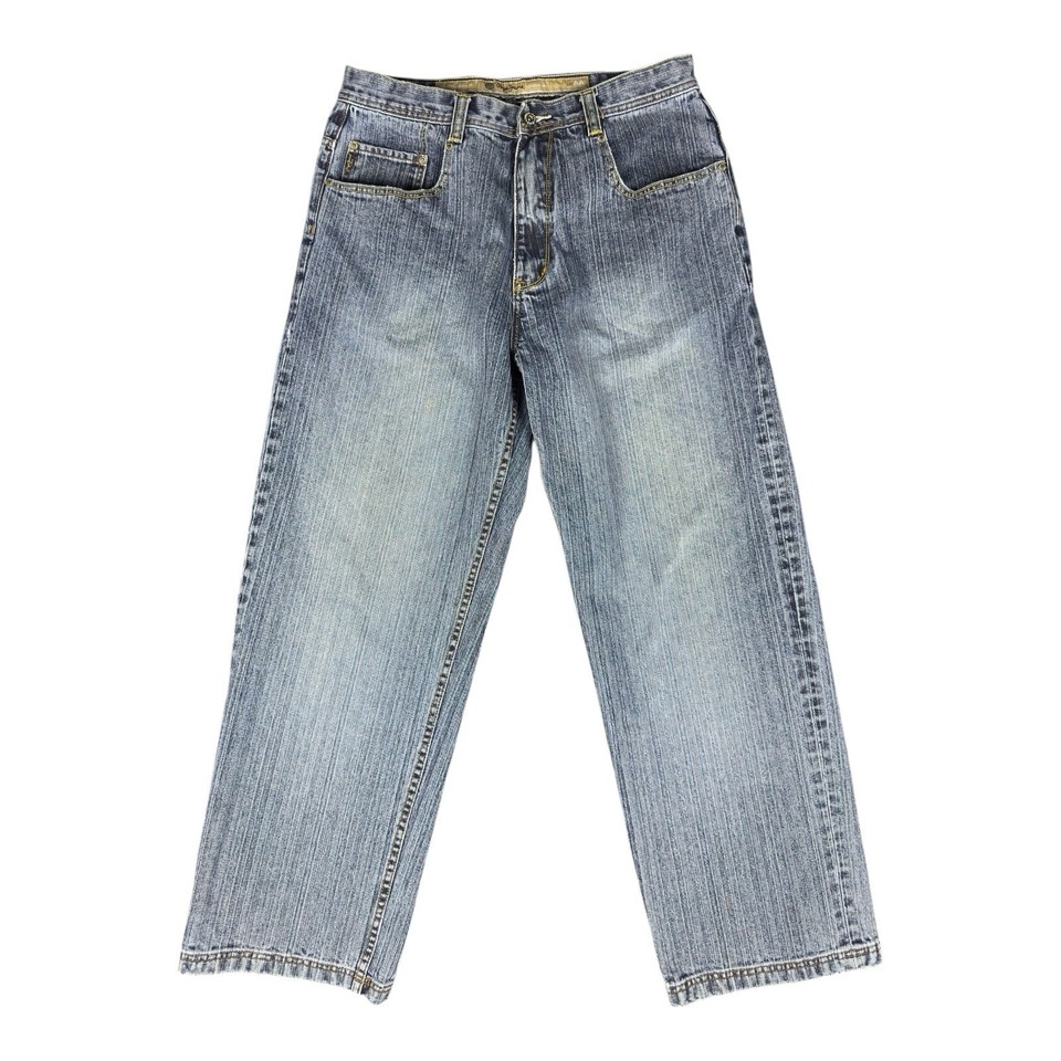 Pepe Jeans London Lot AA Mens 36x32 Construction Cert. Baggy Pants Y2K ...