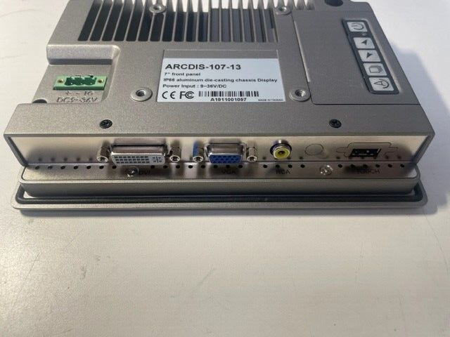 ARCDIS-107 : 7″ Front Panel IP66 Aluminum Die-casting Display NEW OPEN ...