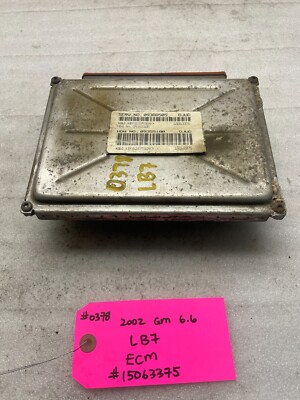 01-04 Chevrolet GMC 2500HD DURAMAX 6.6 LB7 ECM ECU ENGINE COMPUTER ...